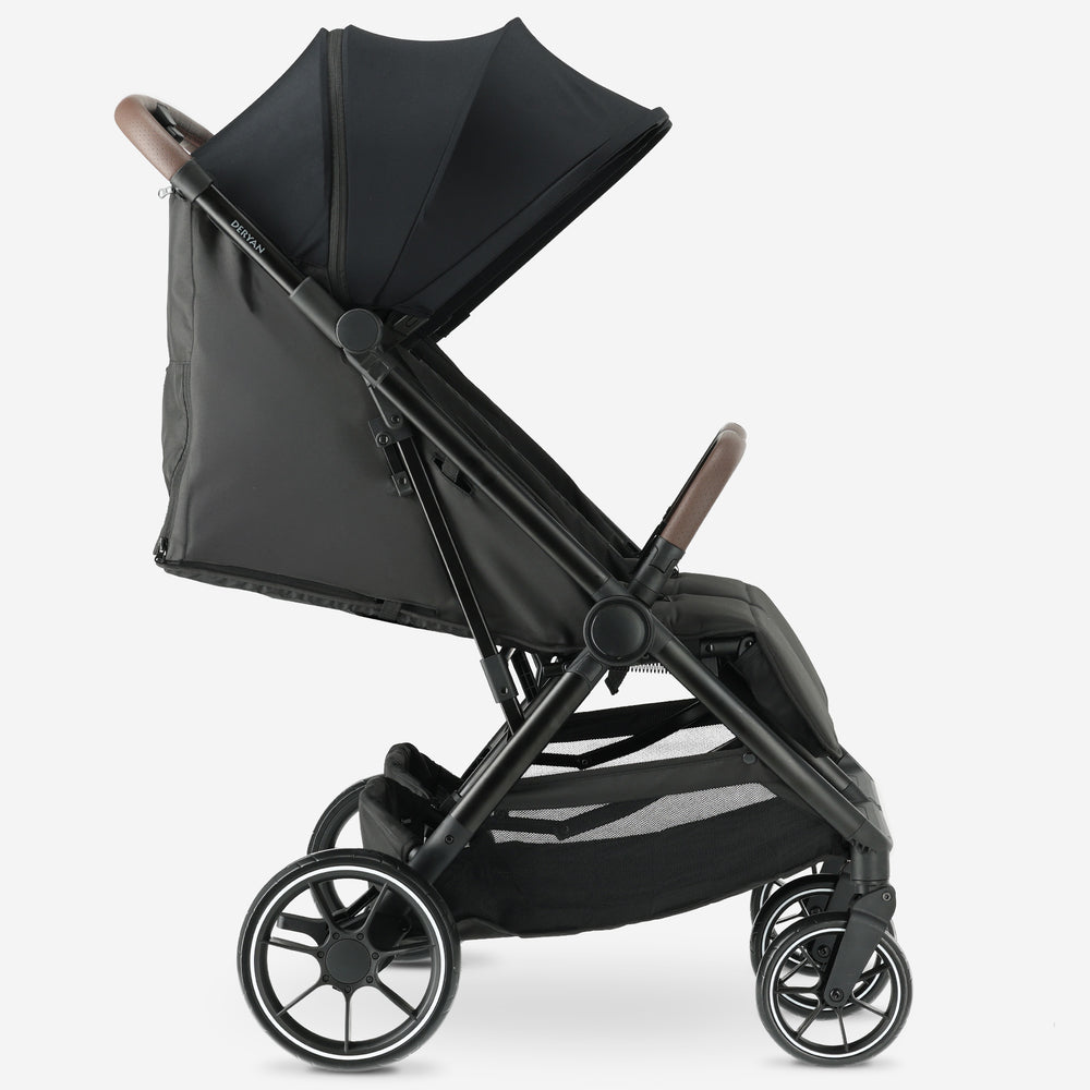 Rolo Duo Buggy X2 XL Black With Large Rear Wheels | DERYAN