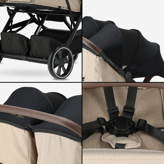 Rolo DuoBuggy X2 XL For Two Children | DERYAN