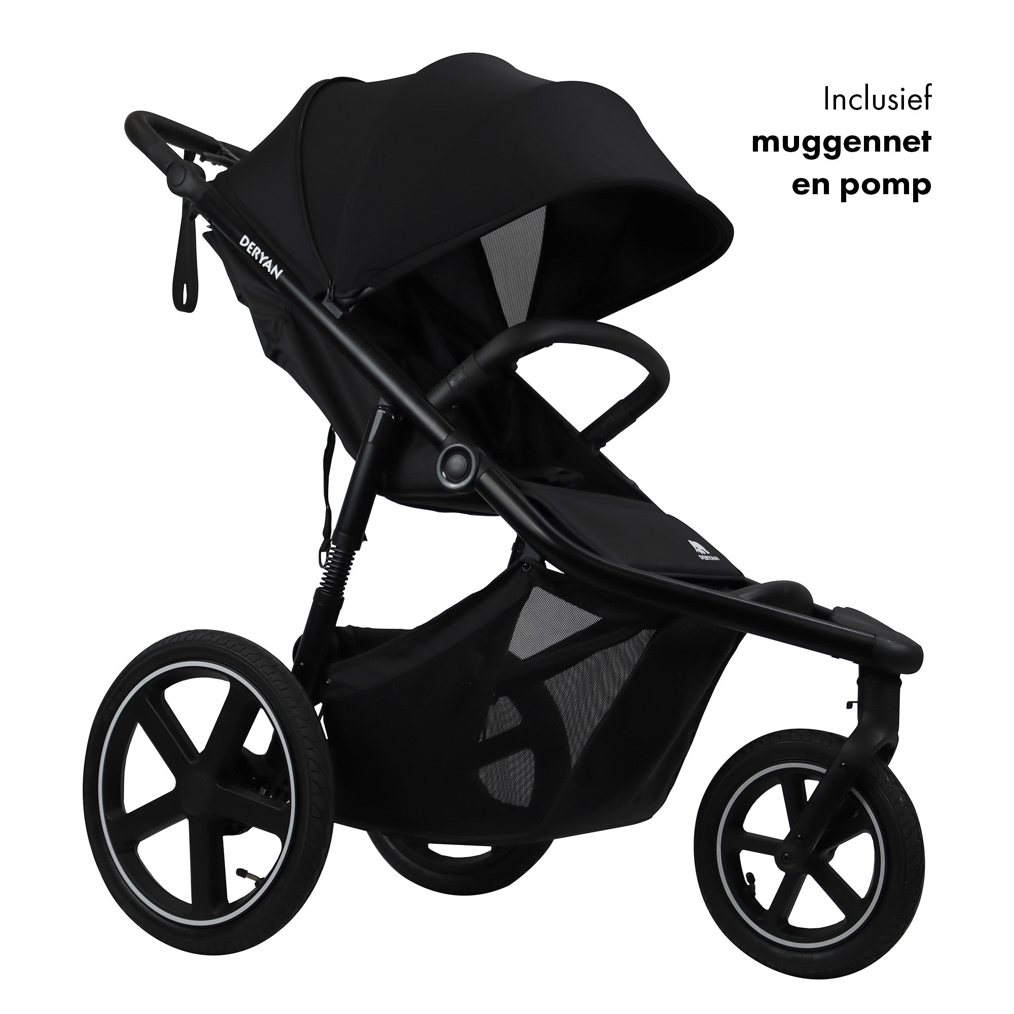 Bolt Hardloop Kinderwagen Zwart