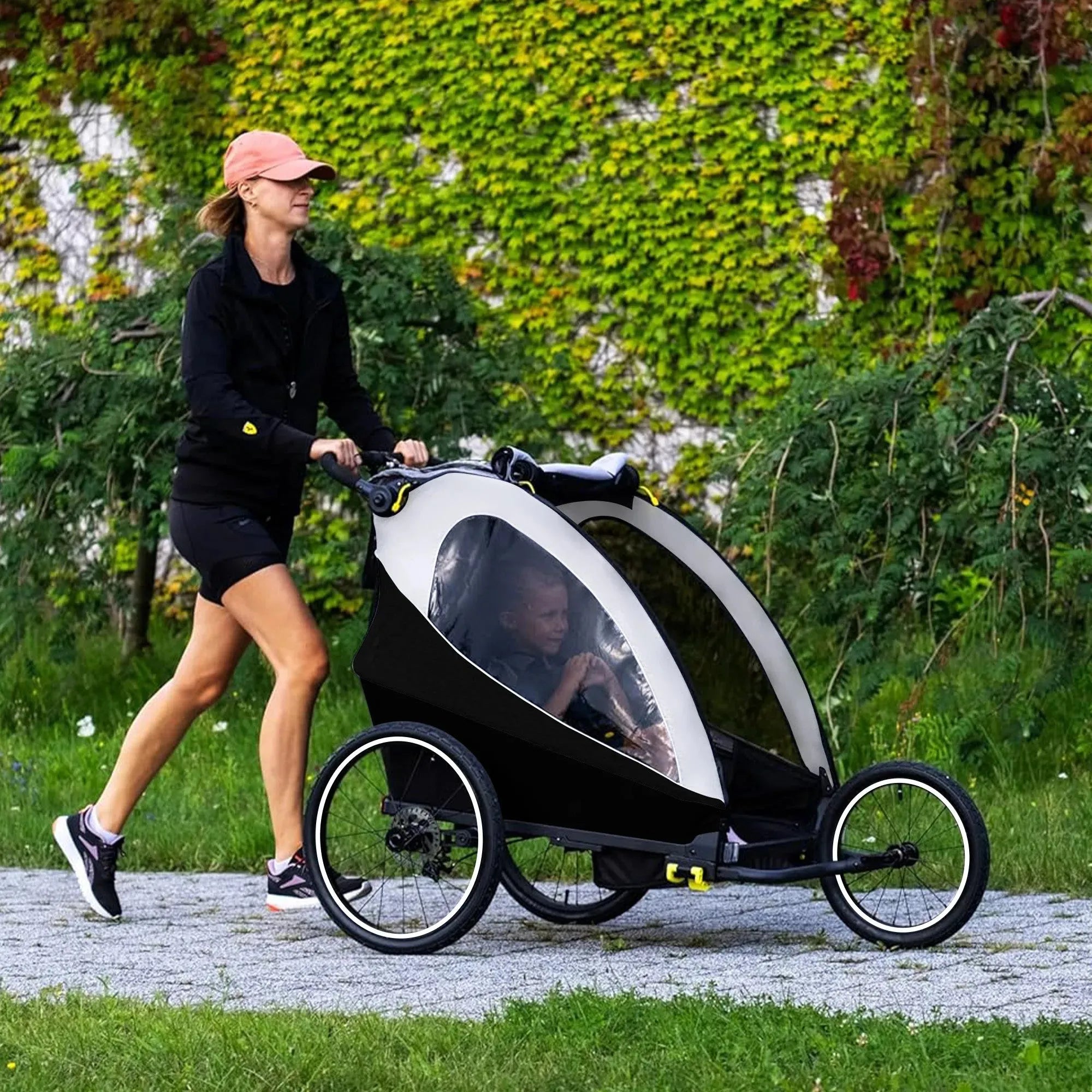 Fietskar - Wandelwagen - Hardloopkinderwagen