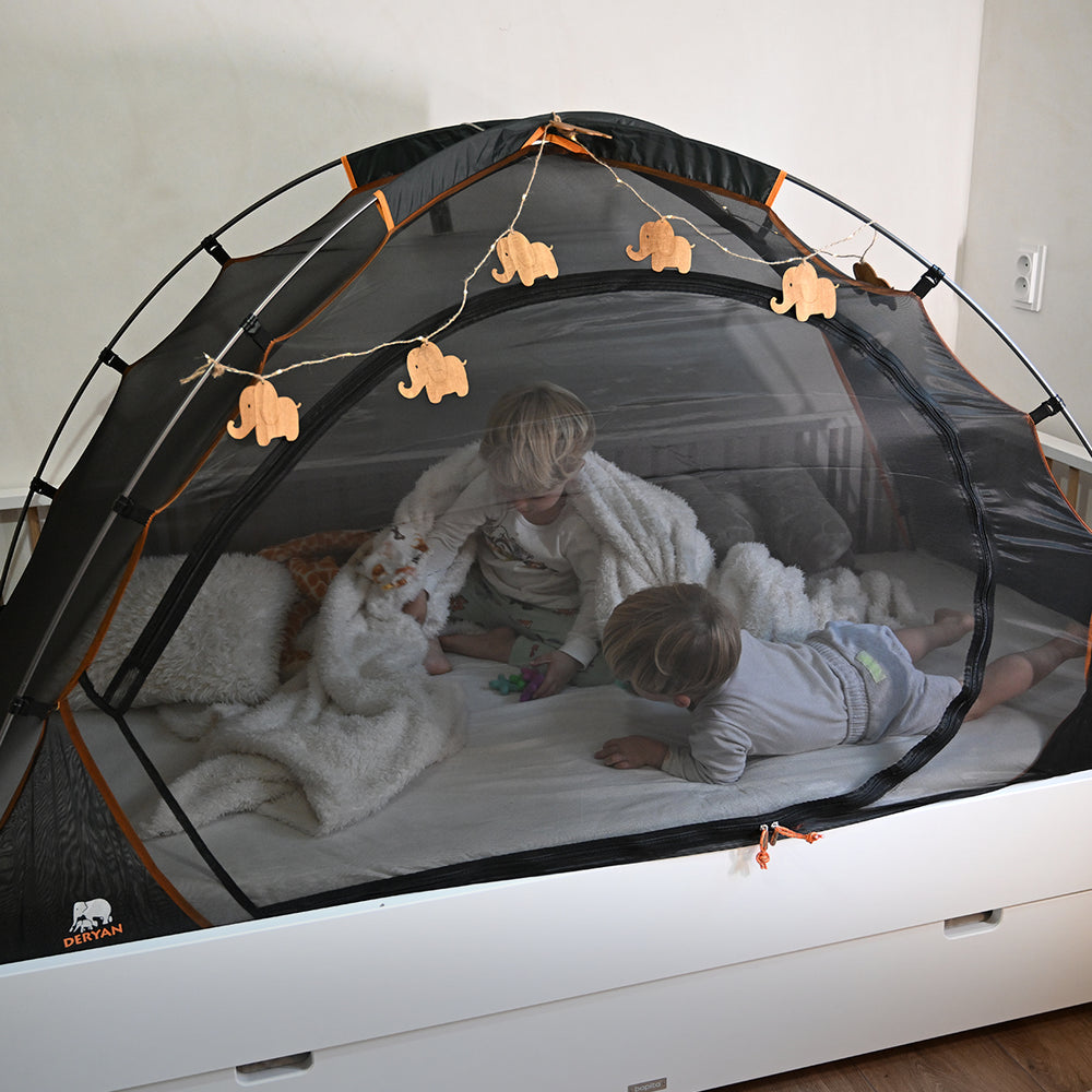 DERYAN Baby Luxe Cream - The #1 Worldwide patented camping bed