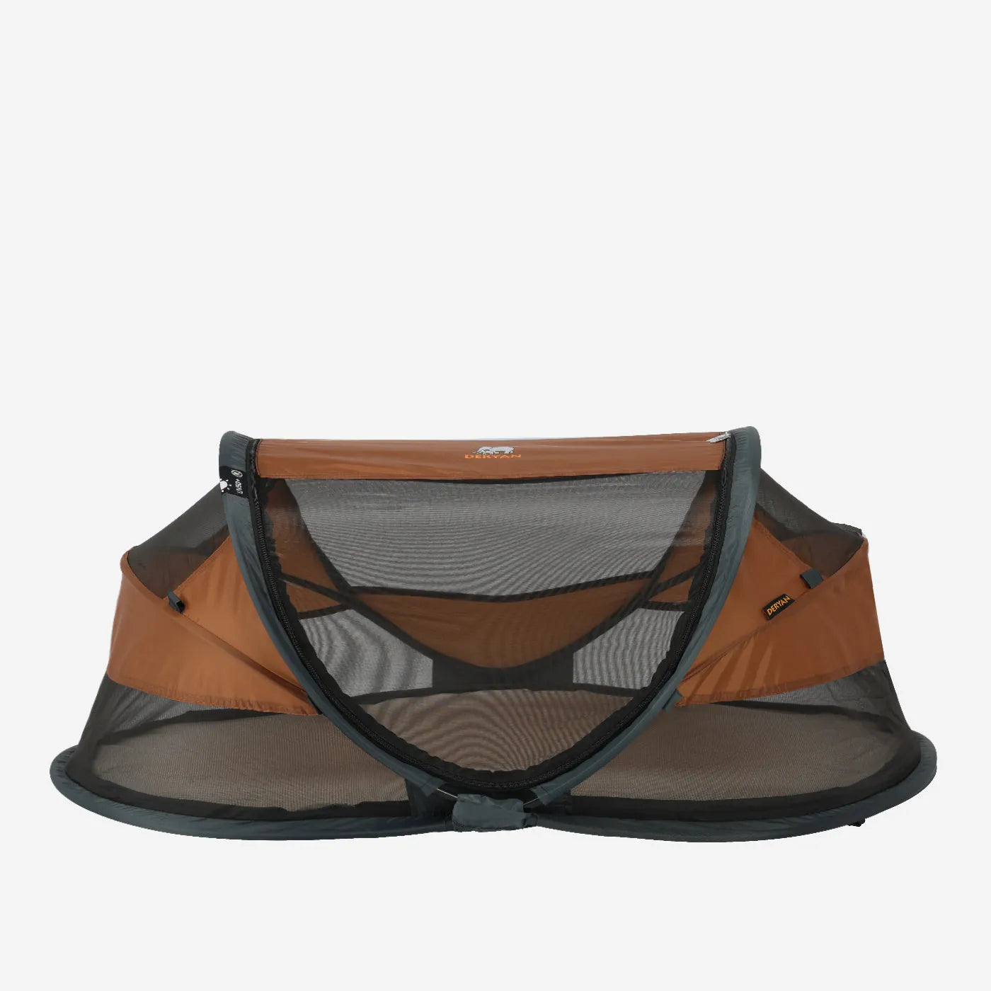 DERYAN Pop-Up Camping Bed for every occasion - Baby Luxe Camel